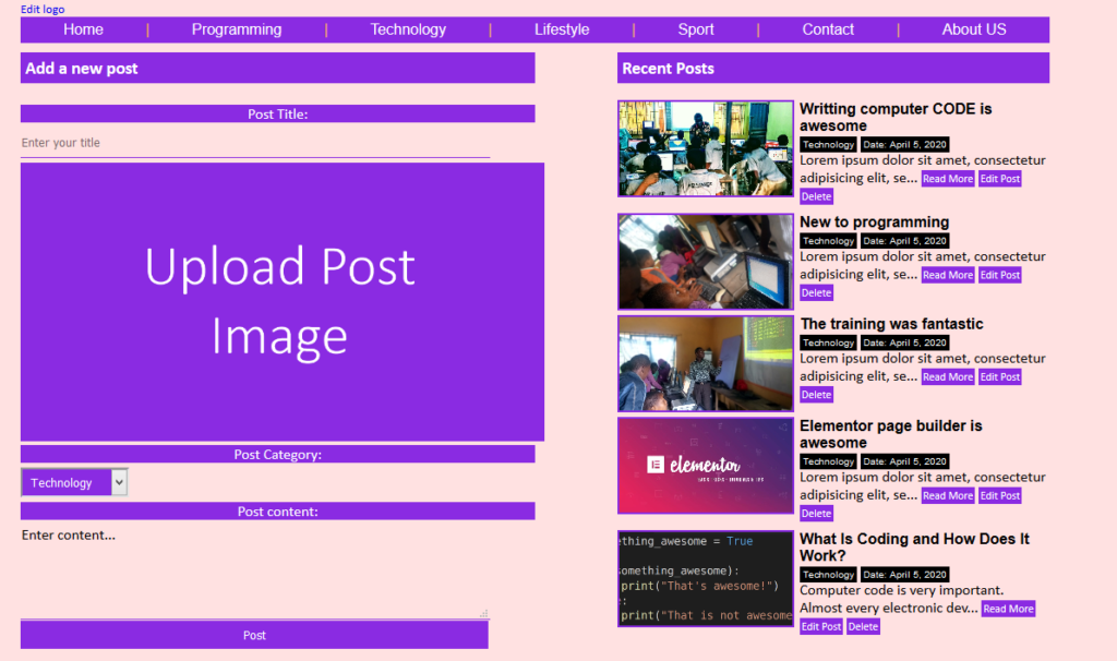 Simple PHP Blog with realtime comment updater Like Facebook comment. - BiggiDroid